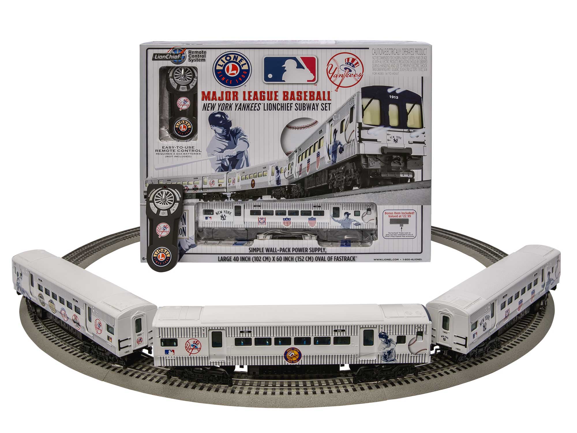 MLB® New York Yankees™ LionChief™ Subway Train Set MLB® New York Yankees™ LionChief™ Subway Train Set